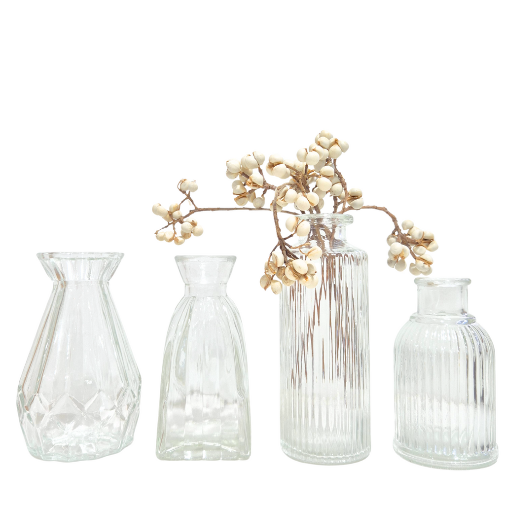 Emi Glass Bud Vase | Clear – CRAVE WARES