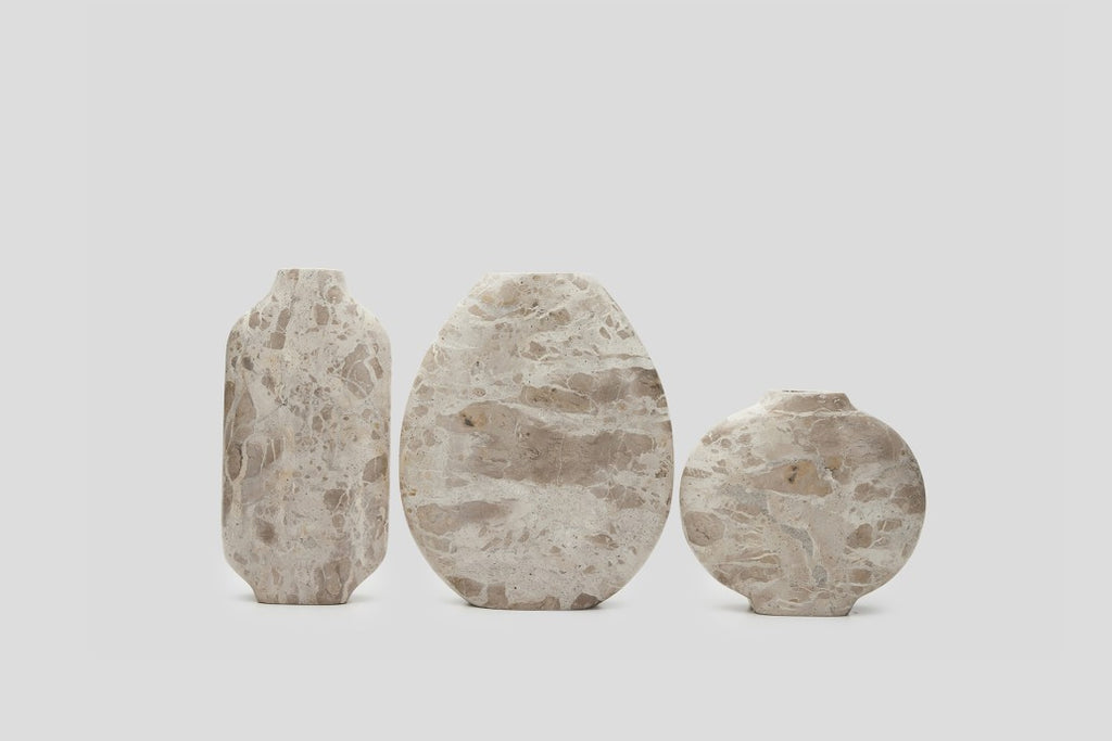 Handcrafted Natural Stone Celeste Vase | TEARDROP – CRAVE WARES